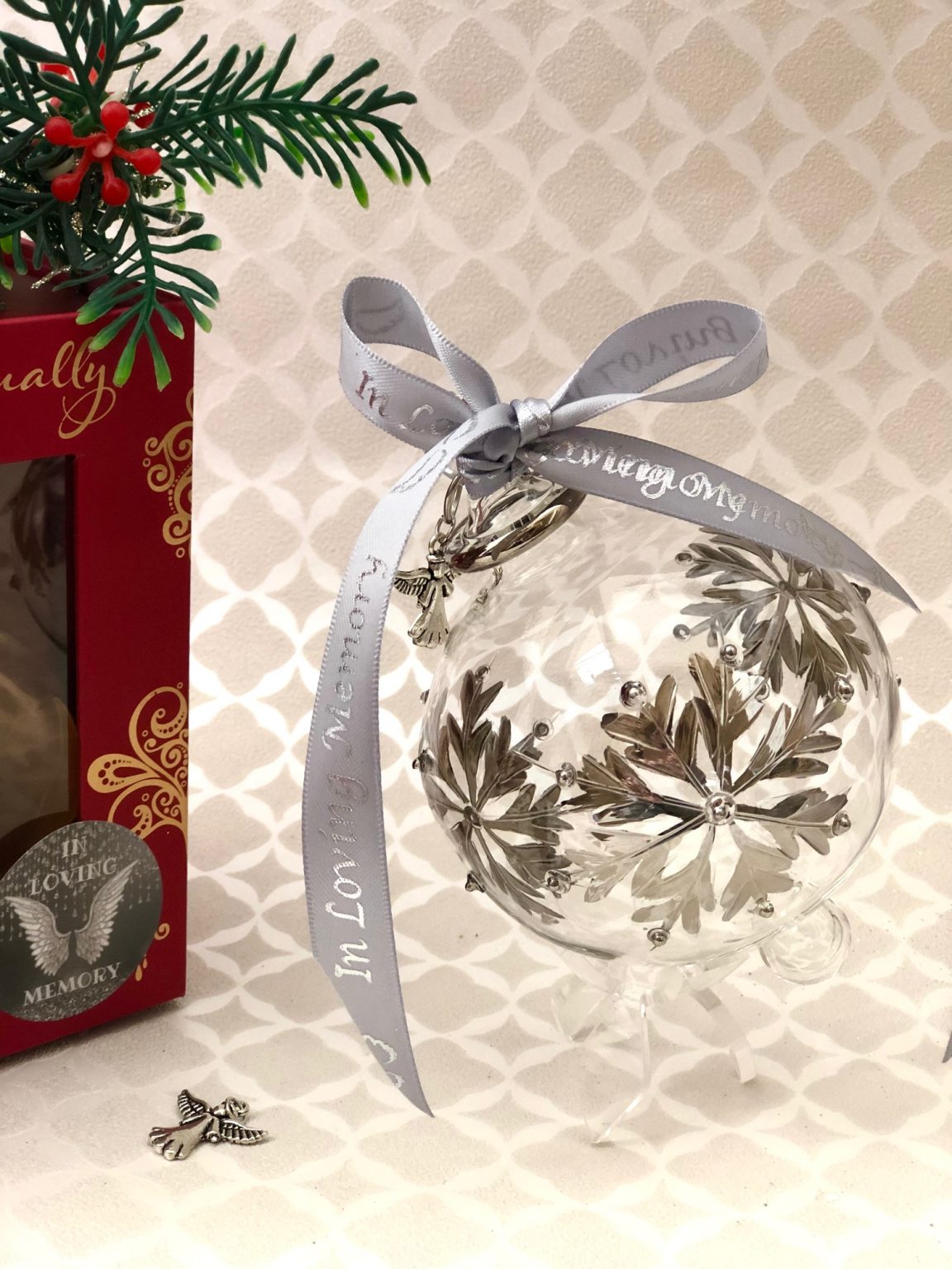 In Loving Memory Ornament - Silver - Artifactually